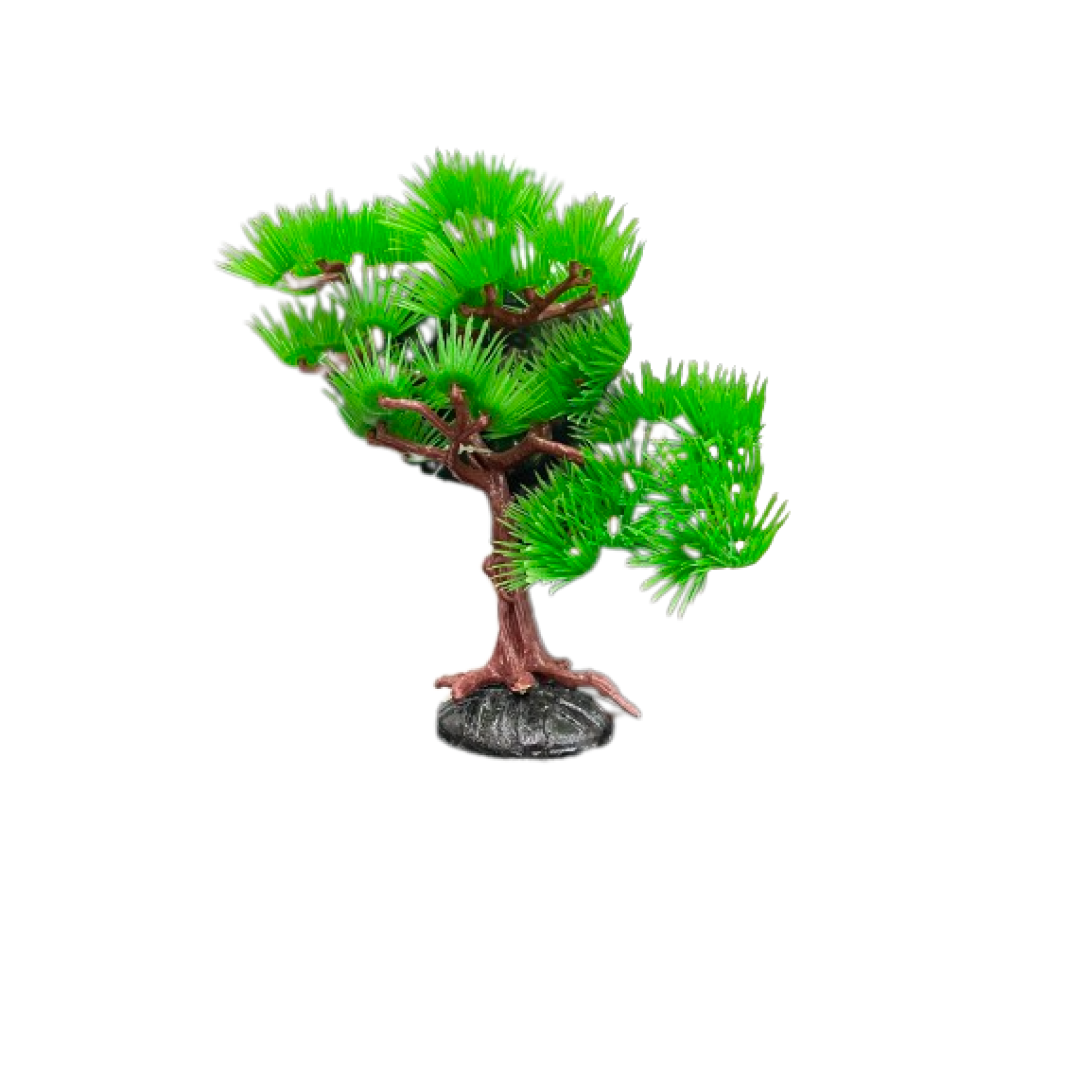 ΔΙΑΚΟΣΜΗΤΙΚΑ ΦΥΤΑ ΕΝΥΔΡΕΙΟΥ BONSAI ΚΑΦΕ ΜΕ ΠΡΑΣΙΝΟ AQUARISTIC 18CM
