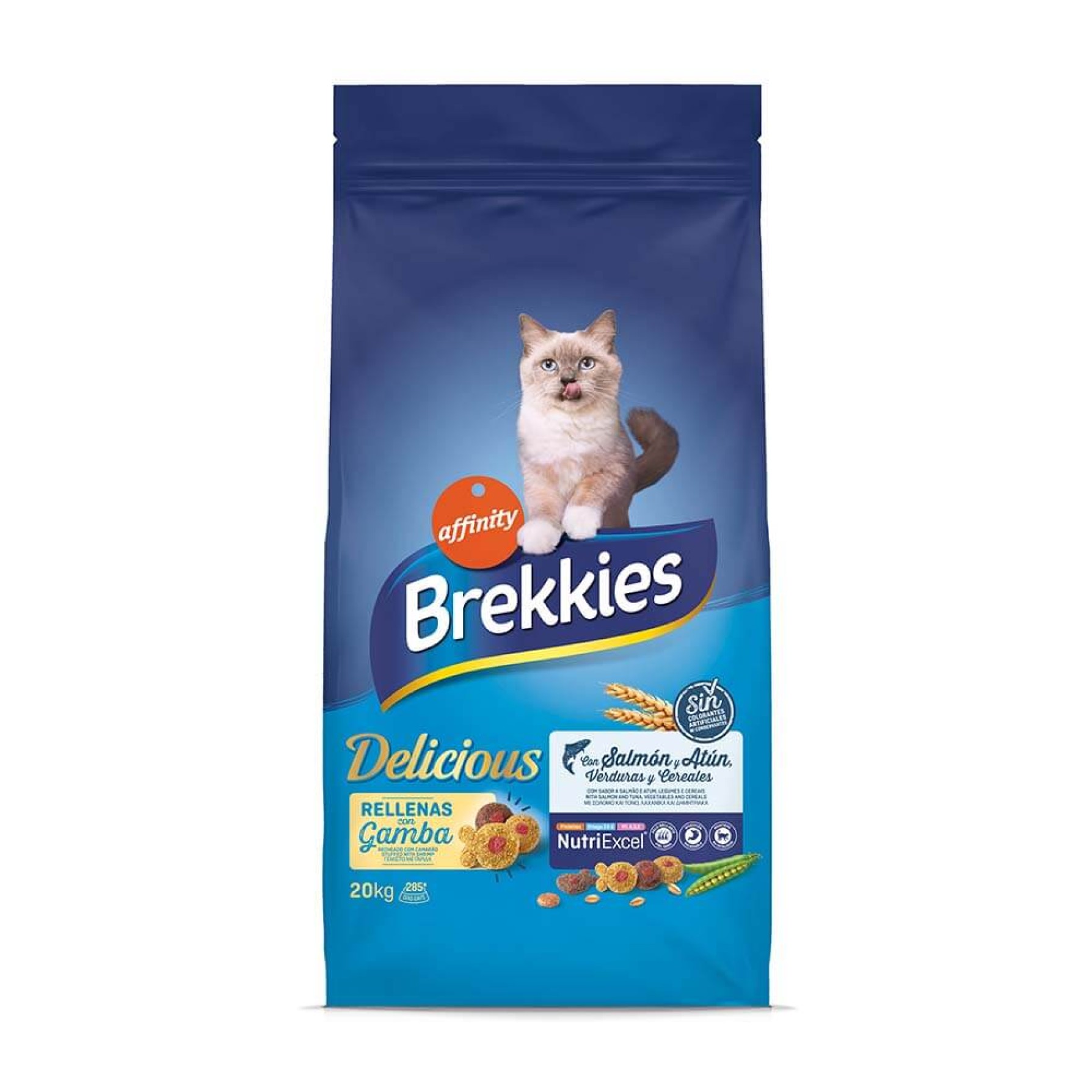 BREKKIES DELICE ΞΗΡΑ ΤΡΟΦΗ ΓΑΤΑΣ ΓΕΜΙΣΤΗ ΜΕ ΨΑΡΙ 20KG