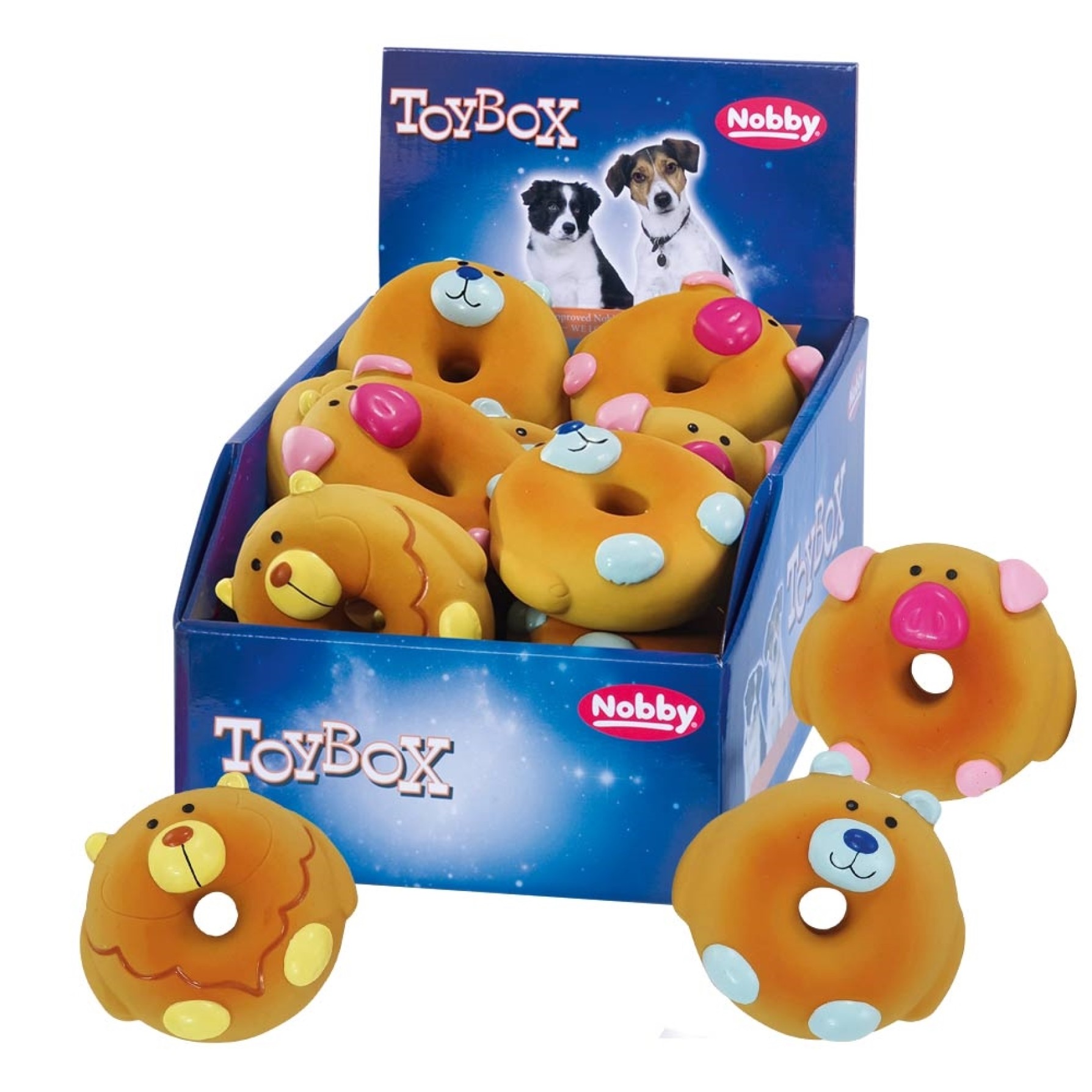 NOBBY-DISPLAY KATEX DONUT ANIMAL x 18