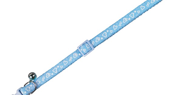 NOBBY ΠΕΡΙΛΑΙΜΙΟ ΓΑΤΑΣ HEART LIGHT BLUE