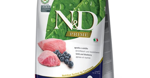 ND DOG LAMB BLUEBERRY ADULT MED/MAX 2.5KG