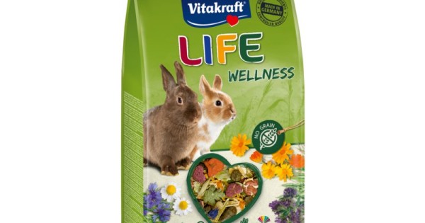 VITAKRAFT LIFE WELLNESS FOOD RABBITS 600GR