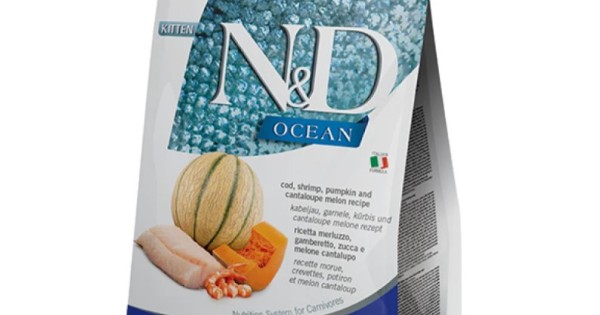 ND CAT OCEAN CODFISH & PUMPKIN KITTEN 5KG